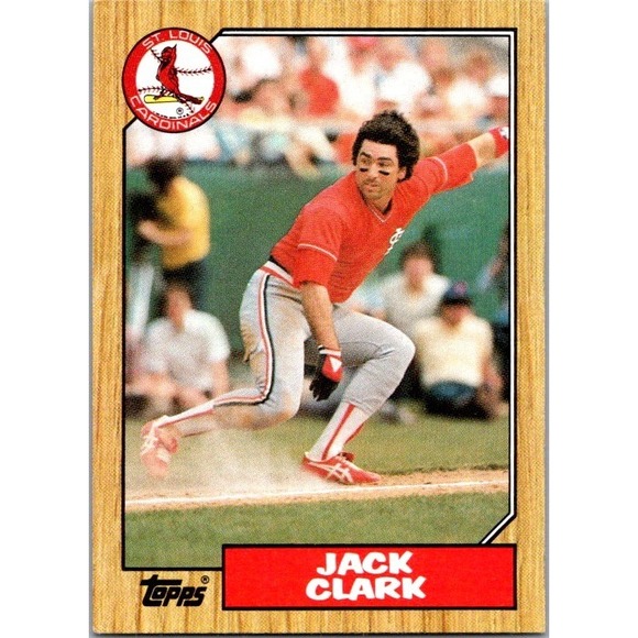 Games | 1987 Topps 52 Jack Clark | Poshmark
